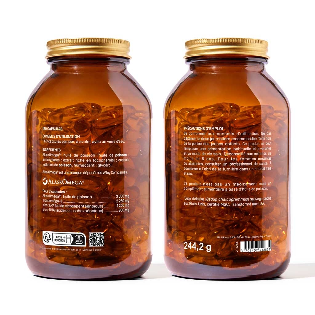Oméga 3 Ultra Alaska – 180 capsules