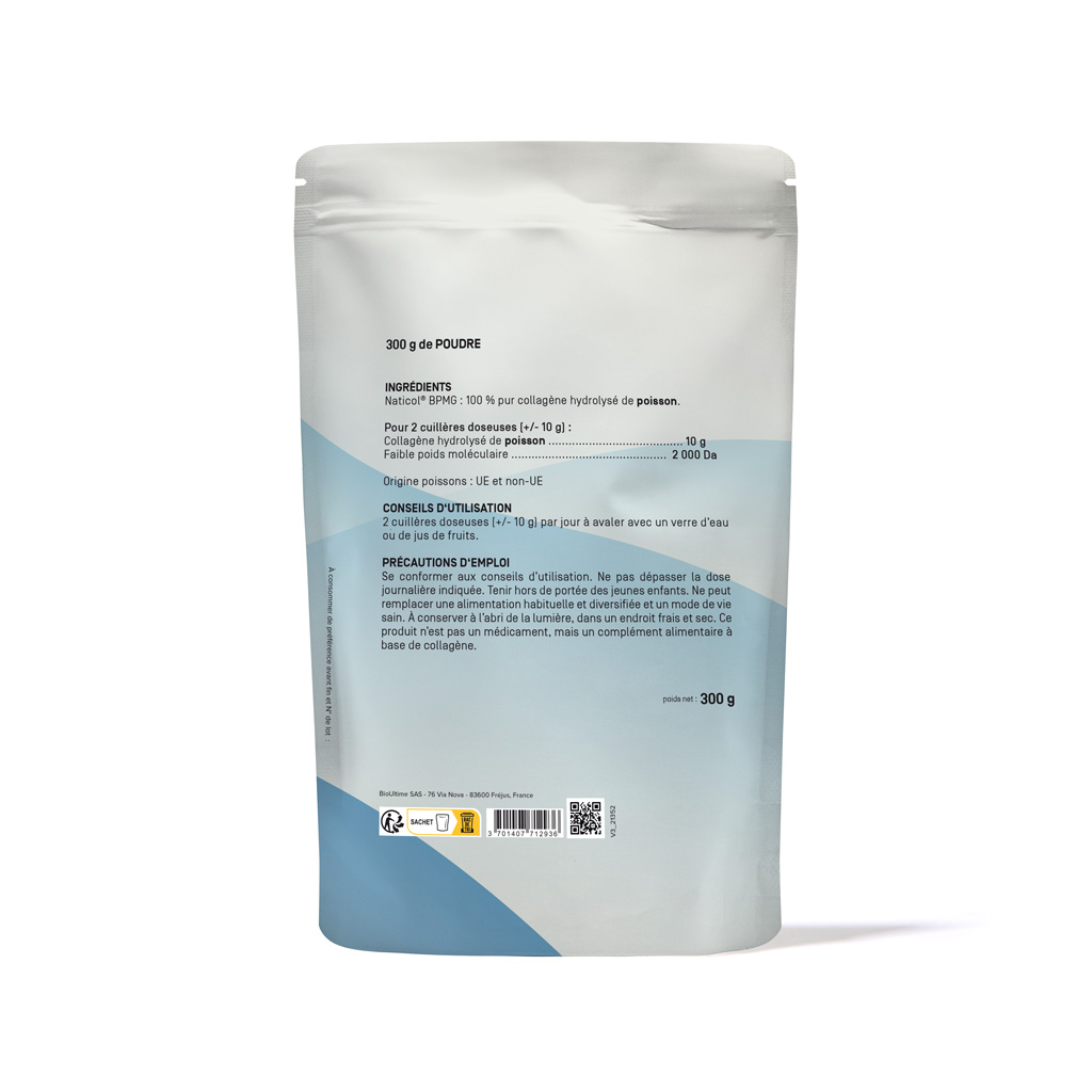Collagène marin pur hydrolysé - 300 g